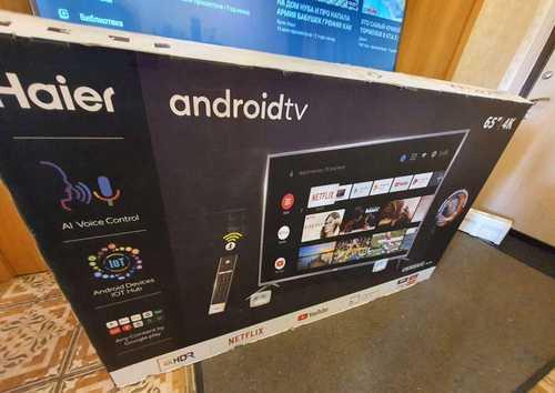 Телевизор Haier 65" 4K Smart TV Android UHD Новый