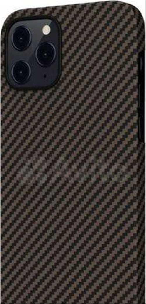 Чехол Pitaka MagEZ (KI1206PM) для iPhone 12 Pro Max (Black/Brown)