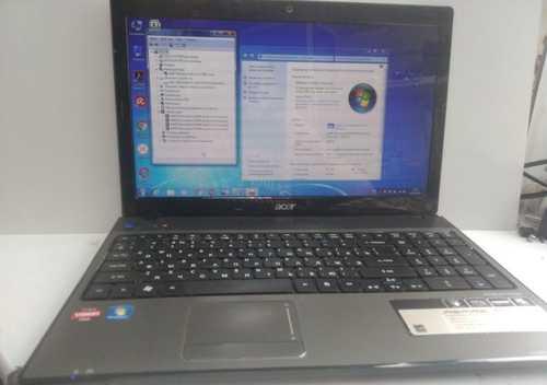 Ноутбук Acer 555G (4 ядра / 4Гб)