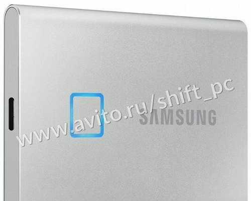 Внешний SSD Samsung Portable SSD T7 Touch 1 тб Sil