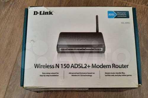 Роутер Модем D-Link Wireless N150 adsl2+