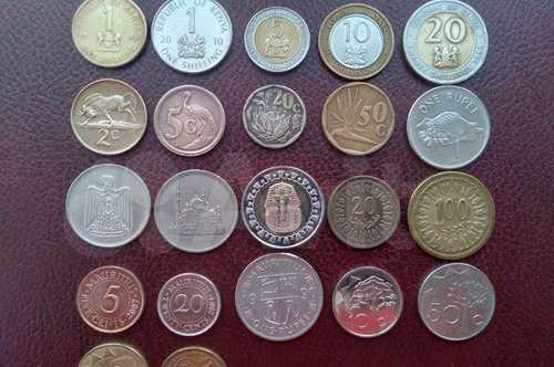 Набор 22 Монеты Африки