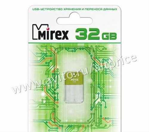 Флешка 32GB Mirex Arton, USB 2.0, зеленый