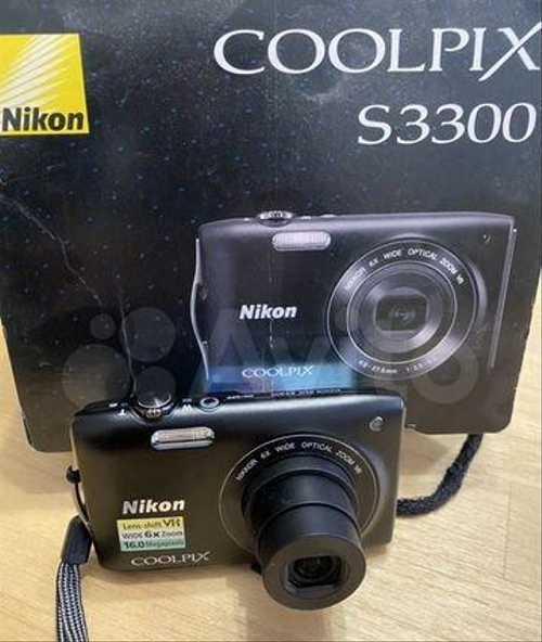 Компактный фотоаппарат Nikon coolpix s 3300