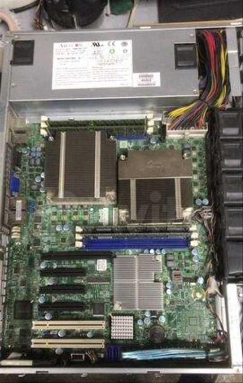 Сервер двухпроцессорный Supermicro 813M-5