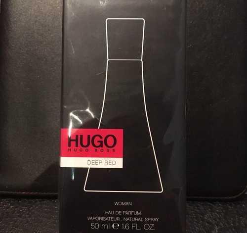 Hugo boss deep RED женские оригинальные