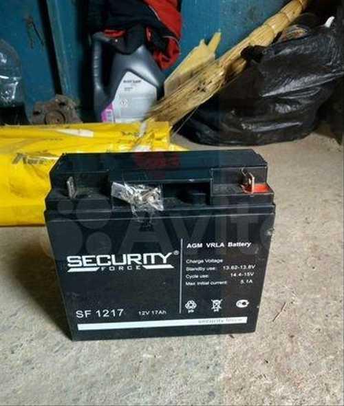 Аккумулятор security force sf1217 12v 17aH