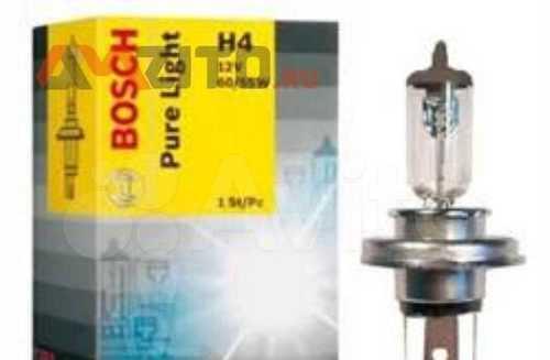 Bosch 1987302041 лампа h4 60/55w p43t pure light