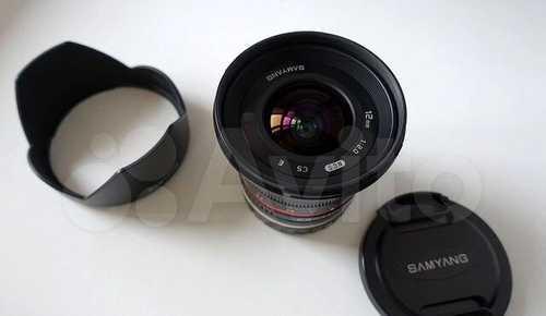 Объектив Samyang MF 12mm f/2.0 NCS CS Sony E