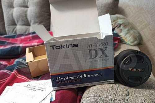 Объектив Tokina AT-X PRO 12-24/4 SD (IF) DX