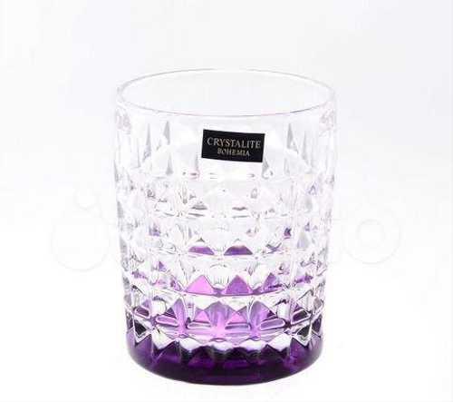 Набор стаканов для виски Crystalite Bohemia Diamond Ассорти 230мл (6 шт)