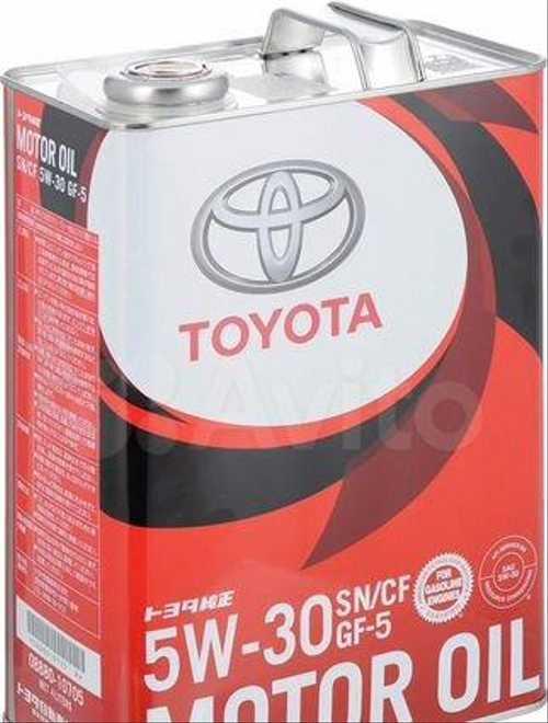 Моторное масло Toyota Motor Oil SN/GF-5 5W30 | Festima.Ru - Мониторинг .
