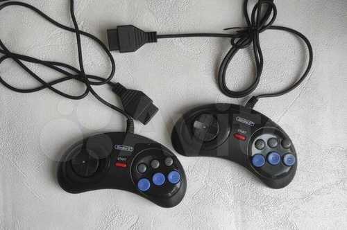 Джойстик 8 bit Sega simna s широкий разъем черный