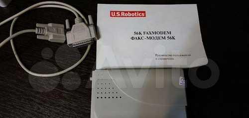 Факс модем U.S. robotics