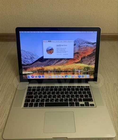 MacBook Pro 15” i7/8GB/240SSD
