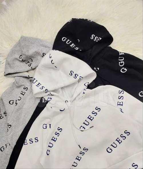 Худи Guess черная 42/44