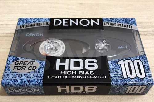 Аудиокассета Denon HD6 100 (Made in Japan) новая