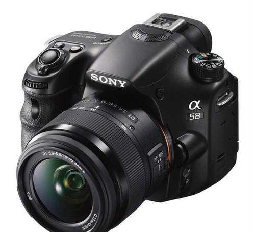 Фотоаппарат Sony Alpha SLT-58 kit 18-55