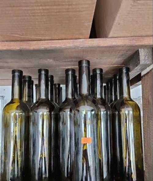 Бутылка винная 0,75 бордо оливковая Опт-Розница