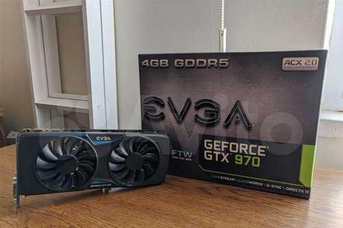 Видеокарта evga GTX 970 FTW+