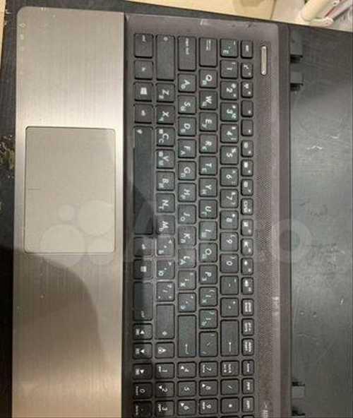 Клавиатура с корпусом ноутбука asus k55