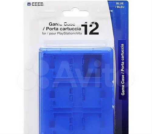 Футляр hori PS Vita: для 12 игровых флэшкарт (синий) (PSV-013U)