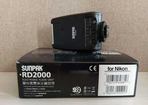 Вспышка sunpak-rd2000 nikon