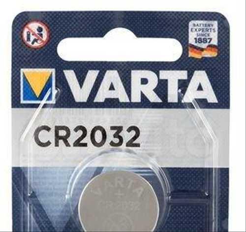 Батарейка Varta CR2032 Lithium 10шт