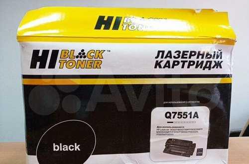 Картридж hi-black Q7551A для лазерного принтера hp