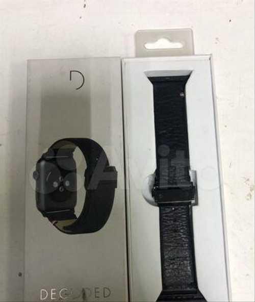 Ремешок кожанный Apple watch 42-44mm