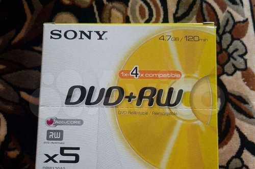 Диски sony DVD+RW