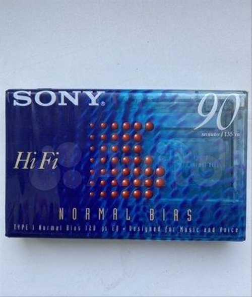 Аудио кассета Sony 90 Hi-Fi новая