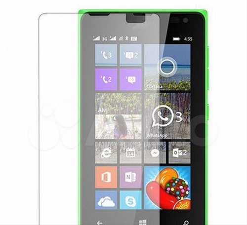 Защитное стекло для microsoft 532 Lumia 0.33мм белый картон