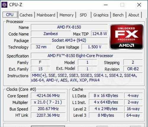 AMD FX-8150 + asus M5A97 R2.0 + 16Gb DDR3 1866MHz