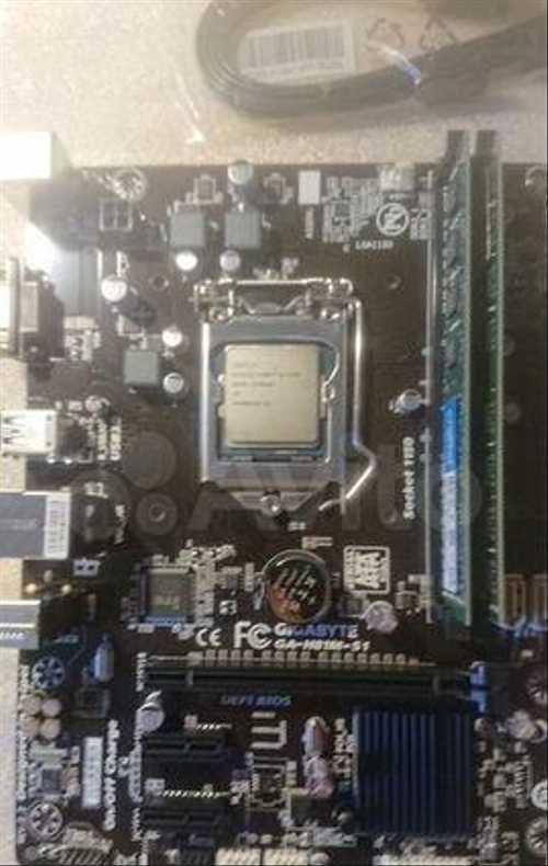 Комплект Intel Core i3-4170/GA-H81M-S1/8GB DDR3L
