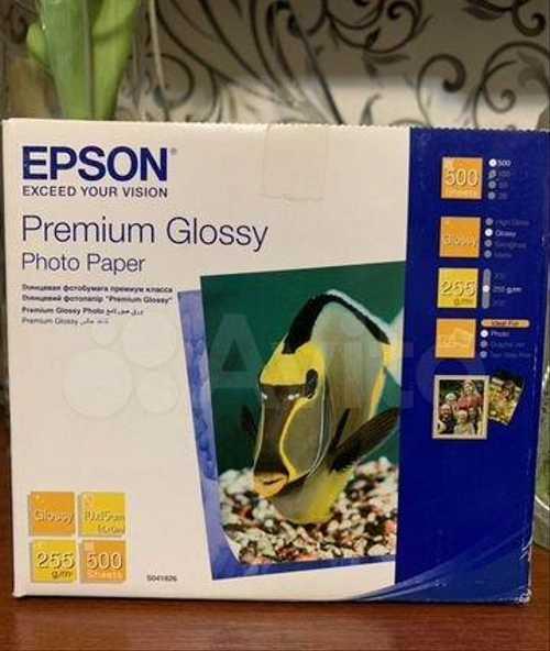 Фотобумага epson premium glossy 10*15 400 листов