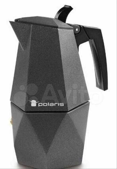 Гейзерная кофеварка Polaris kontur-4c