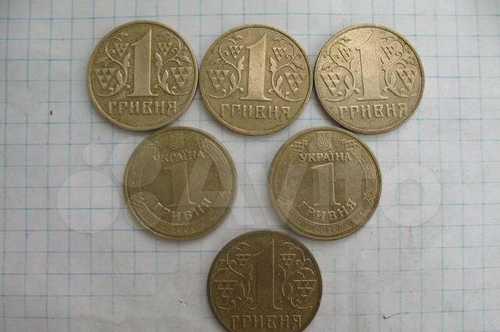 Монеты гривна Украины