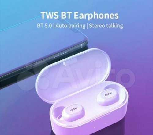 Наушники QCY QS2 TWS Bluetooth V5.0 3D Stereo