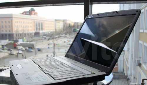 17" белый ноутбук Acer - 2 ядра/3Gb/в идеале