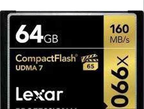 Lexar Professional Compact Flash 1066X CF 64Gb