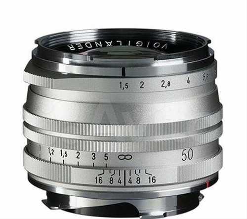 Nokton 50mm f/1.5 Aspherical II MC VL Silver Leica