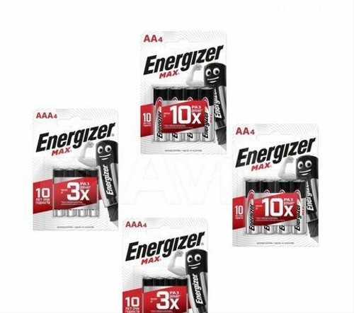 Energizer, набор батареек MAX E92/ааа 8 шт. + MAX E91/AA 8 шт