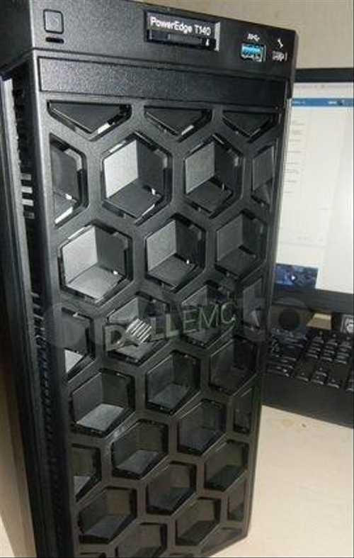Сервер Dell PowerEdge T140 Xeon E-2236 + монитор