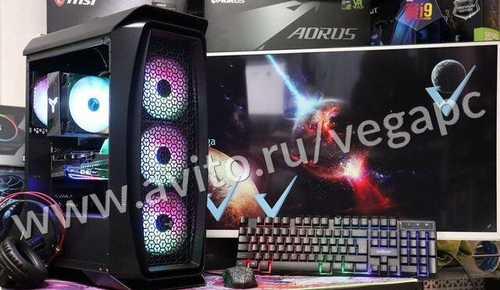 Мощный i3-10100F RX 570 4GB 8GB RAM SSD+HDD