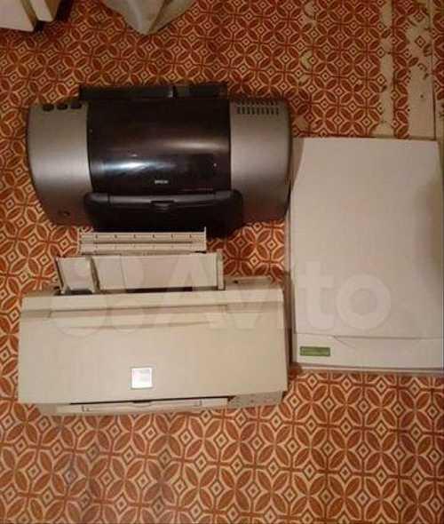 Принтеры Epson и сканер Microtek