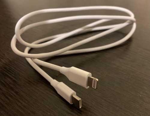 Кабель USB-C - Apple lightning, поддержка PD