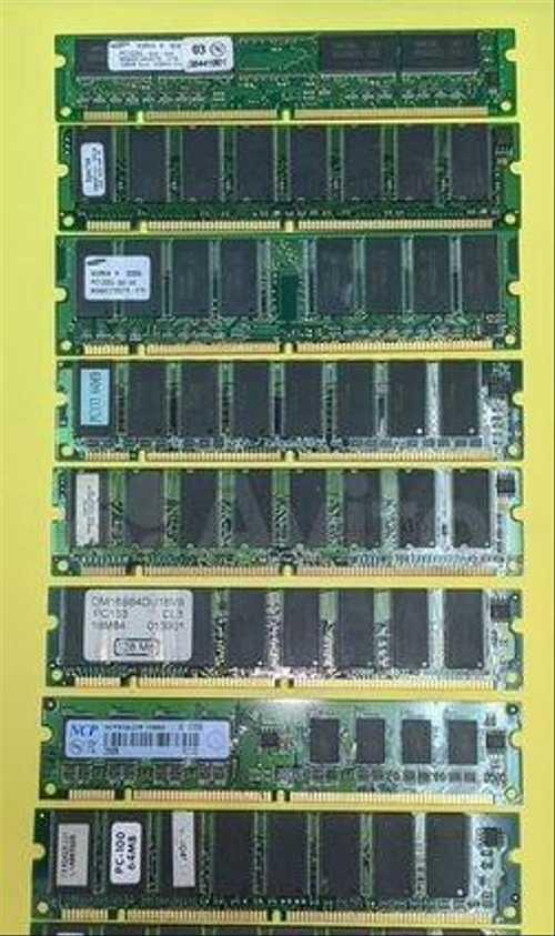 Оперативная память PC100, PC133