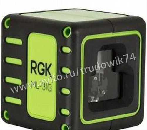 Лазерный уровень RGK ML-31G зеленый лазер