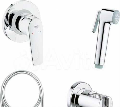 Гигиенический душ Grohe BauFlow 124900 со смесителем